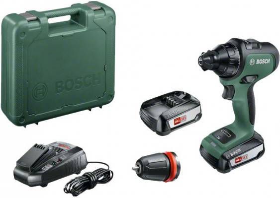 Bosch AdvancedDrill 18 18V Li-Ion accu boor-/schroefmachine set (2x 2,5Ah accu) in koffer ...