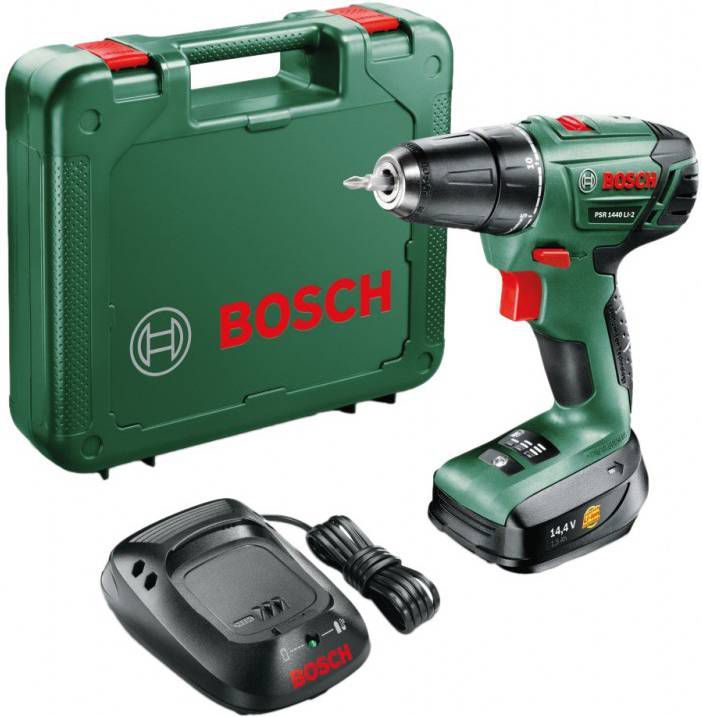 Bosch PSR 14,4 LI 14,4V Li-Ion accu schroef-/boormachine set in koffer ...