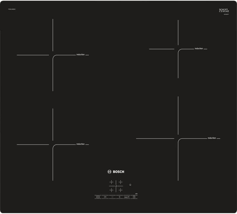 Bosch PIE611BB1E inbouw inductiekookplaat met PowerBoost en Timer ...